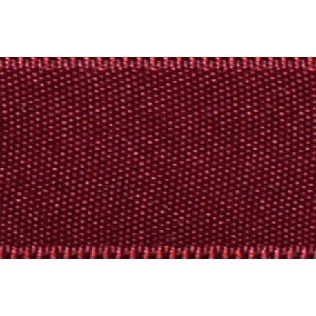 Reversible satin ribbon col. Bordeaux 72 - La Mercerie Parisienne