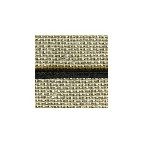 Mini reversible satin ribbon, col. Black 233 - La Mercerie Parisienne