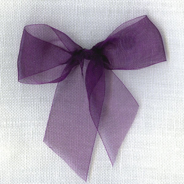 Organdie ribbon col. Purple 091 - La Mercerie Parisienne
